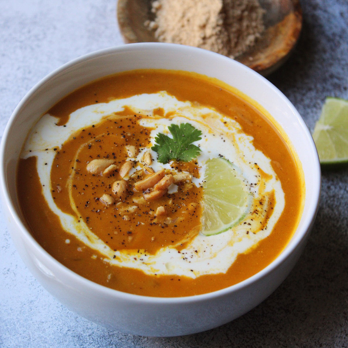 Thai Butternut Squash Soup with Maca Powder — NutriCraft